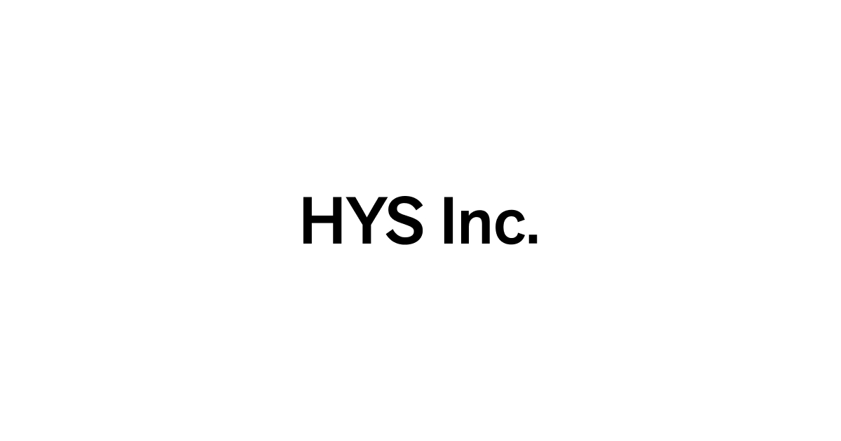 HYS Inc. | HYS Inc.